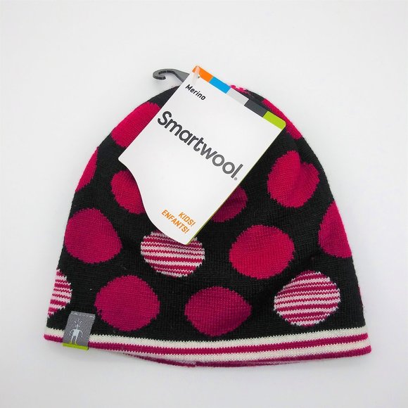 Smartwool | Accessories | Hp Smartwool Reverse Berry Polka Dot Hat Nwt ...